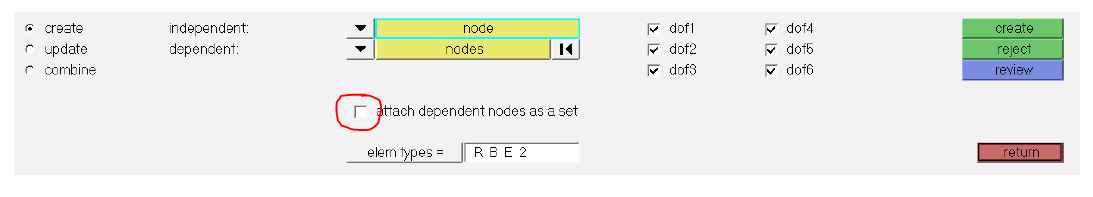 How To Detach Dependent Node Sets Created While Making Rigid Hypermesh Altair Products 