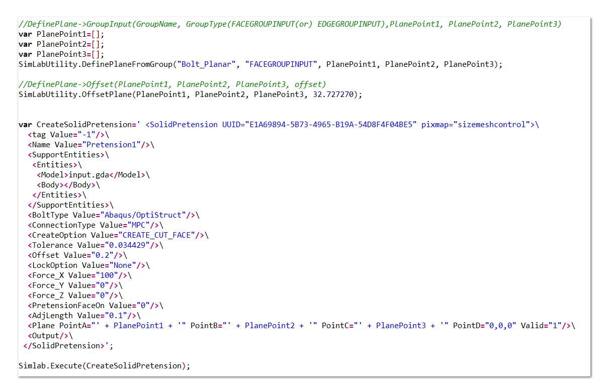 Simlab Script And Automation Hyperworks Scripts And Customizations Altair Products Altair