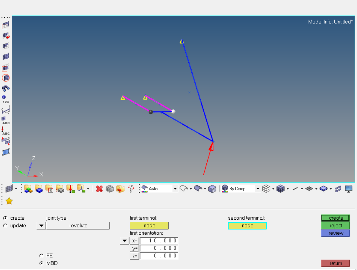Creating joints in hypermesh - OptiStruct - Altair Products - Altair ...