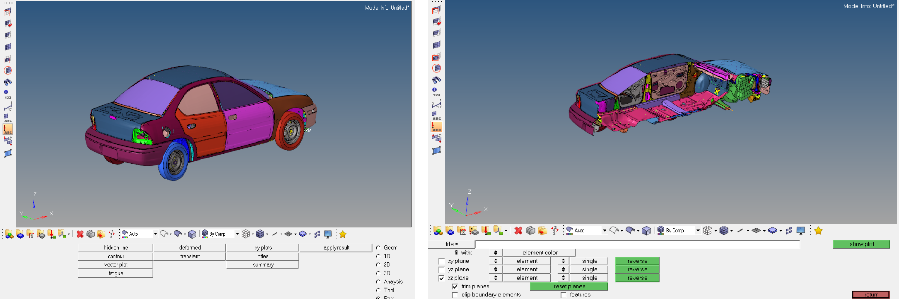 Section cut in HyperMesh for check elements - HyperMesh - Altair Products - Altair Community