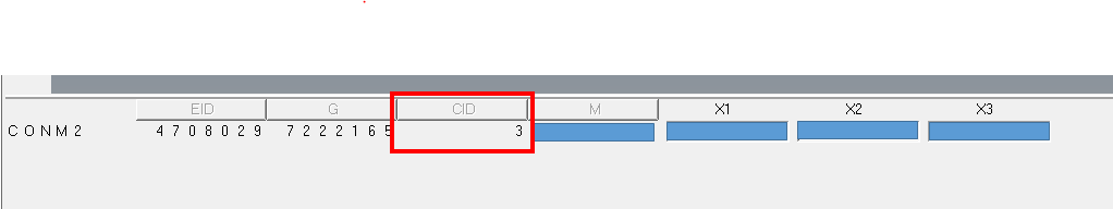 Capture Cid For Conm2 Elements From Elem Card Image Hyperworks Scripts And Customizations