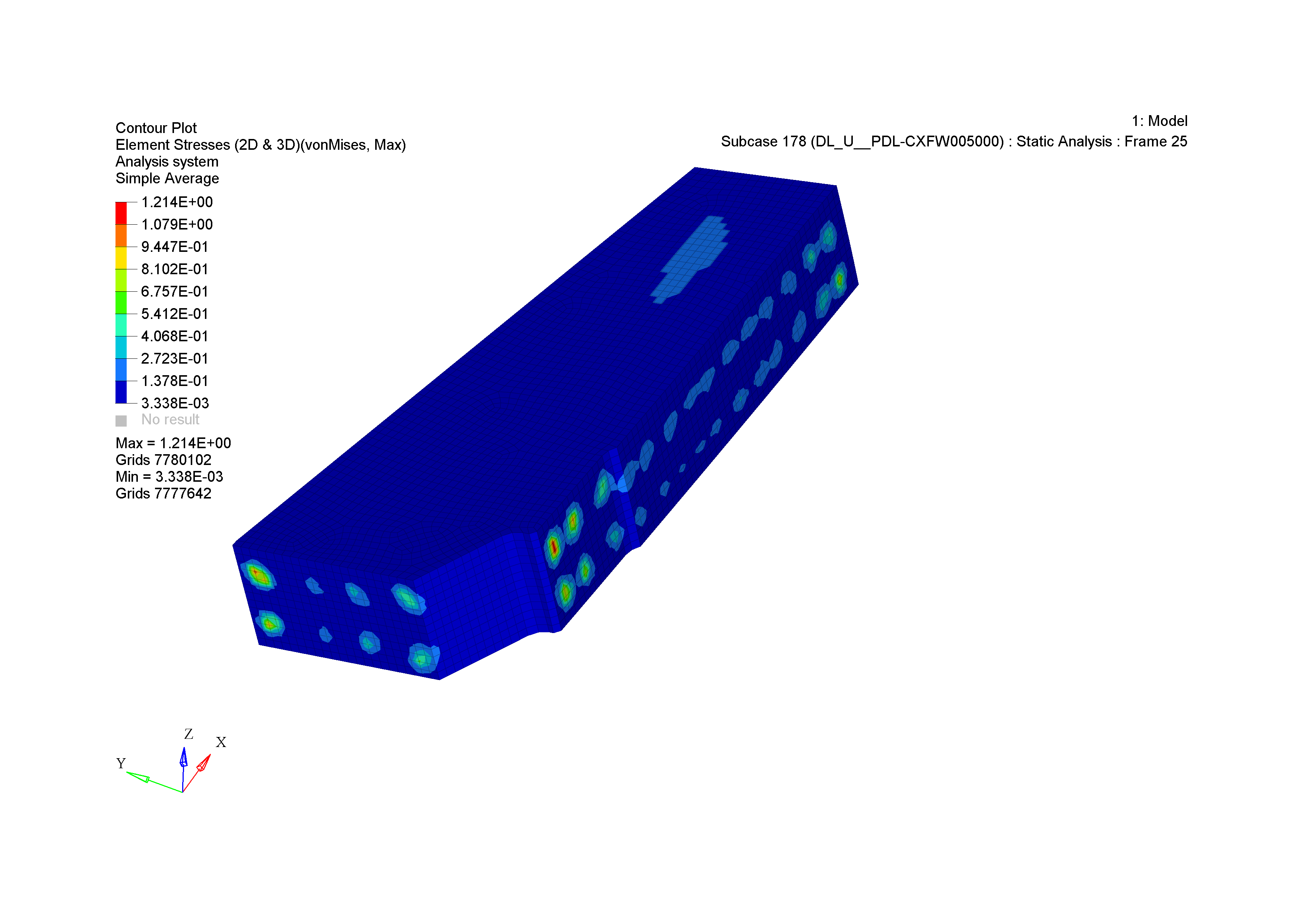 How Can I Visualize Elements Stress Inside The Model 3d Hyperview Altair Products Altair