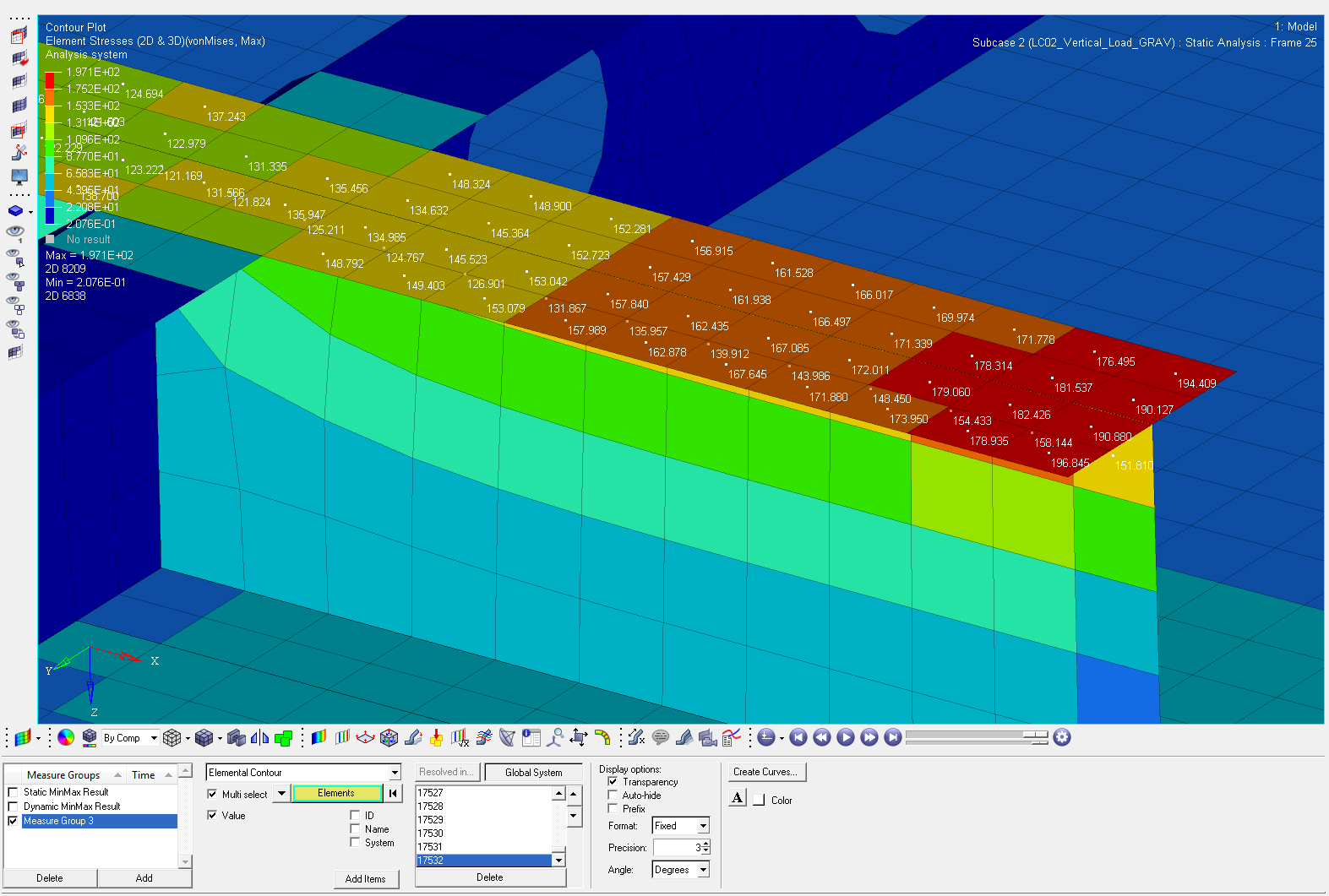 How To Get Contour Output Values To Display On Top Of Elements Hyperview Altair Products