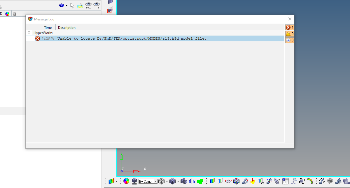 H3d Error Optistruct Altair Products Altair Community